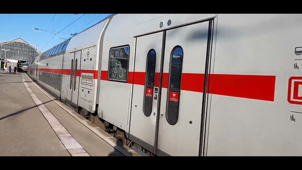 Ausfahrt IC mit Baureihe 147 in Bremen Hbf auf Gleis 8 - YouTube