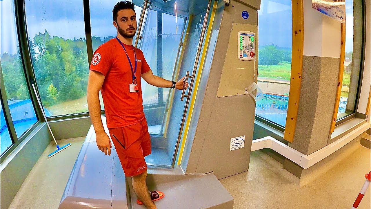 Aqua Rocket Water Slide at Chochołowskie Termy - YouTube