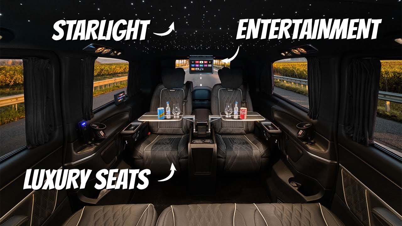 Custom Mercedes V Class - Ultra Luxury Travel With Starlight Roof ...