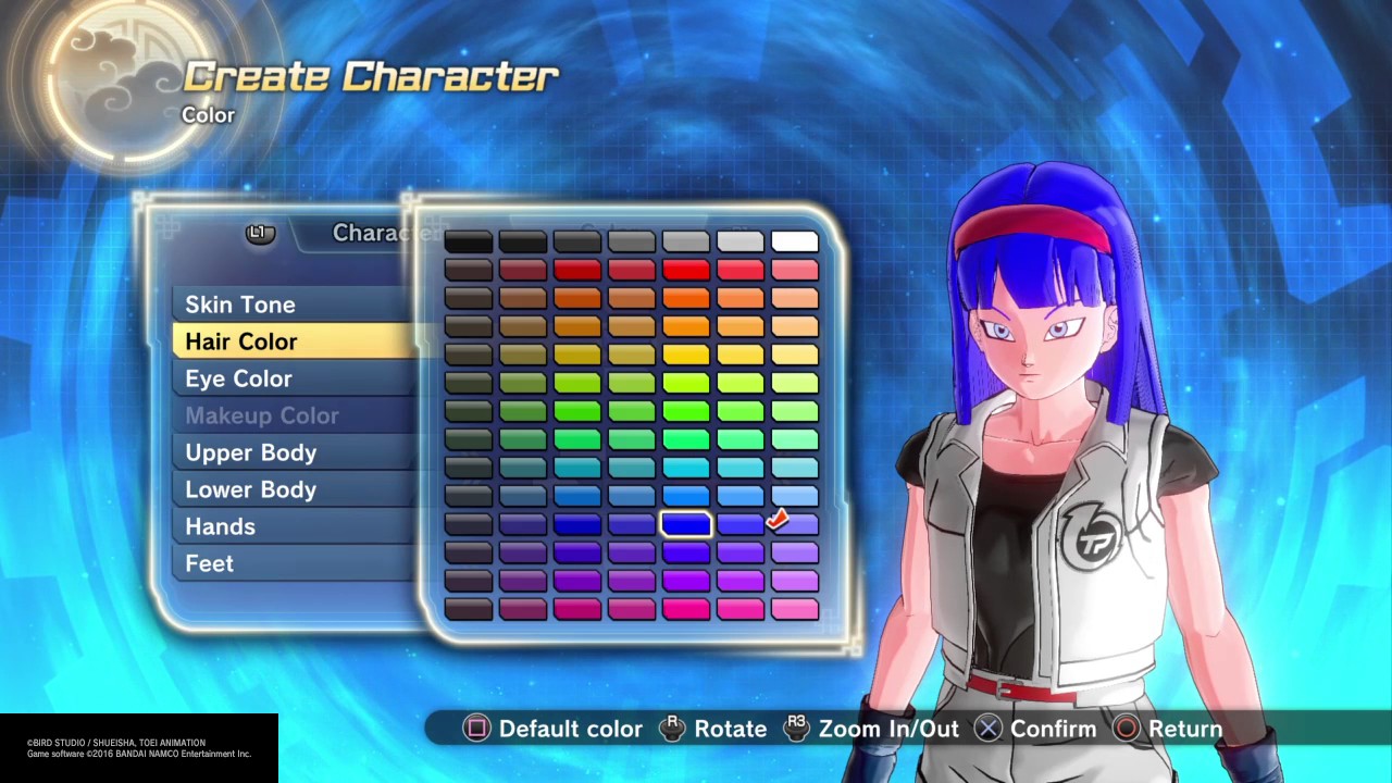 DRAGON BALL XENOVERSE 2: Character Customization - YouTube