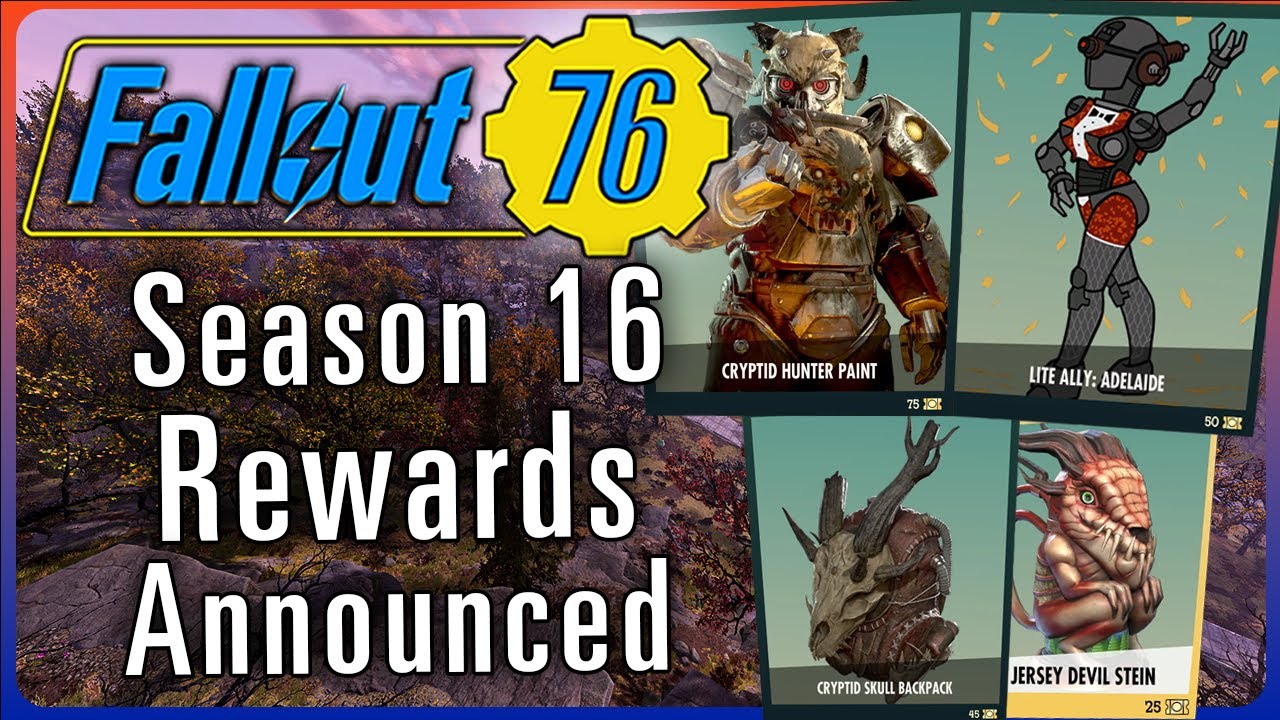 Going Over The Season 16 Rewards For Fallout 76 That Just Got Released ...