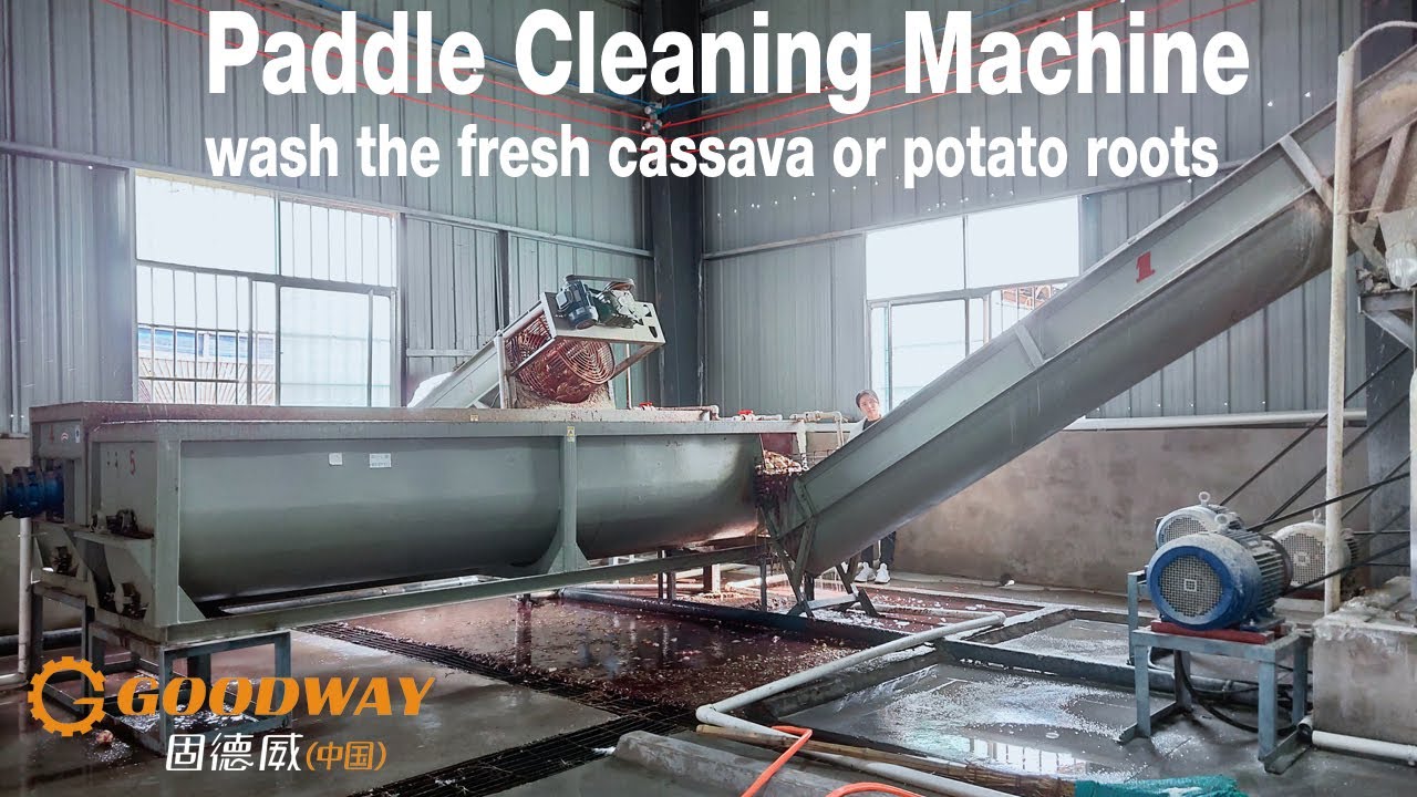 Cassava Washing Machine Cassava Paddle Washer - YouTube