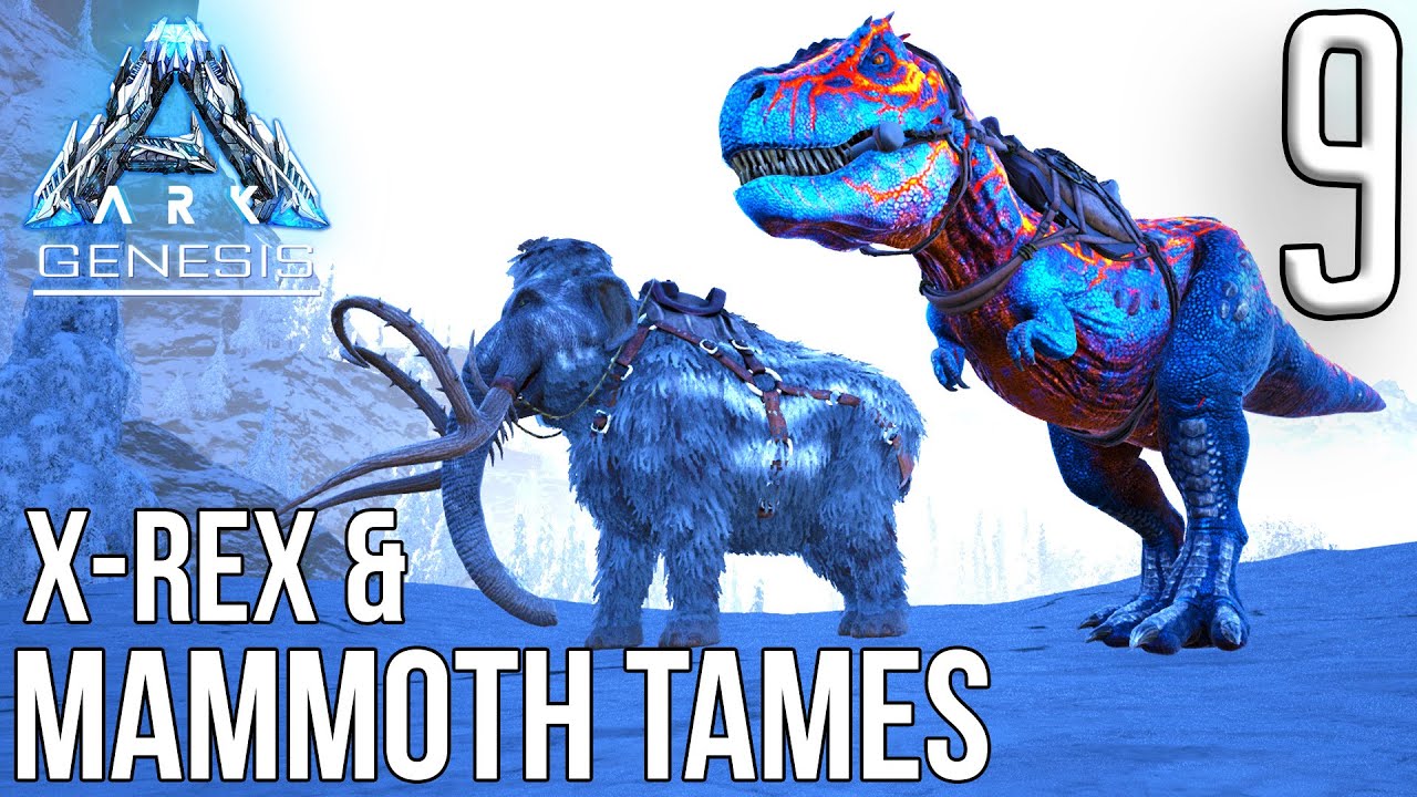 VOLCANO REX & MAMMOTH TAMING!! | Genesis - ARK: Survival Evolved ...