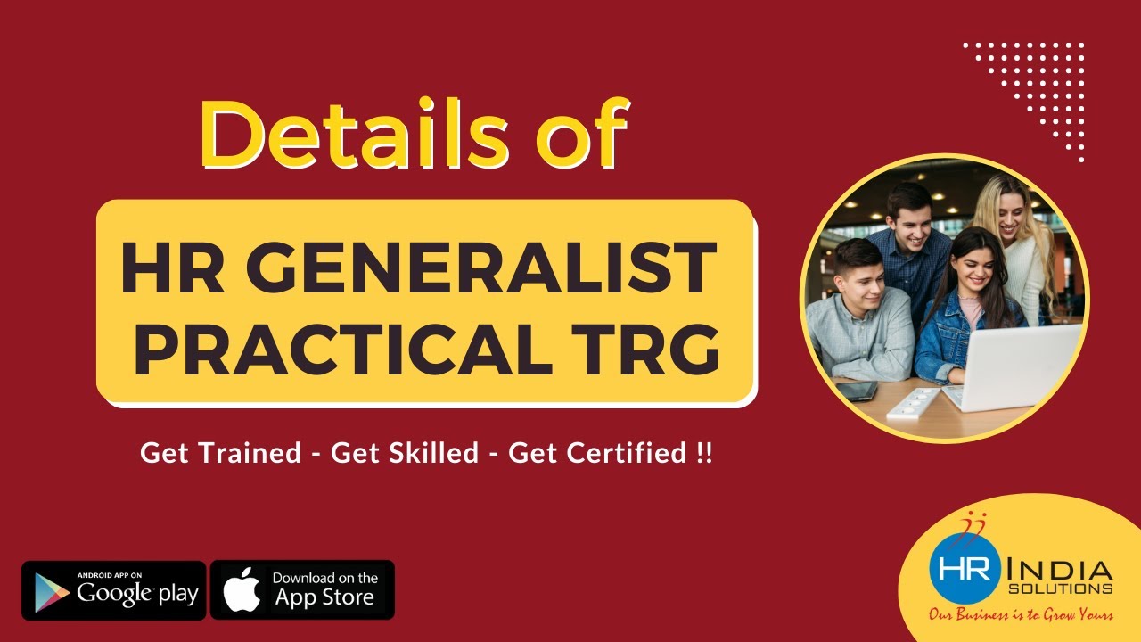 HR Generalist Practical Training Details !! - YouTube