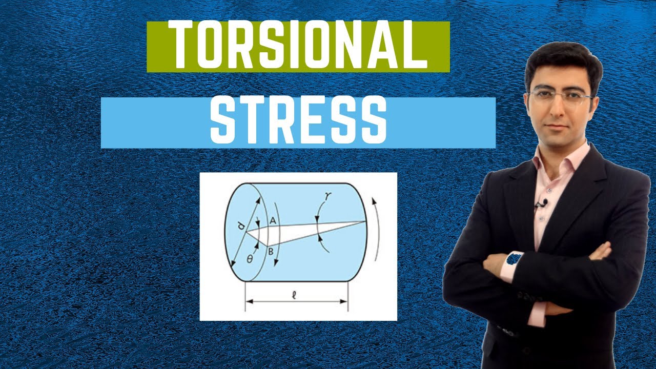 how to calculate torsional stress - YouTube