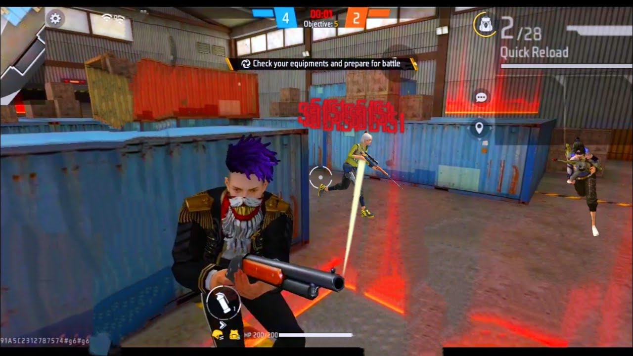 Lone Wolf Mod Full Gameplay 1vs1 😍99 Headshot Rate ️⚡ Oppo A5 2020📲