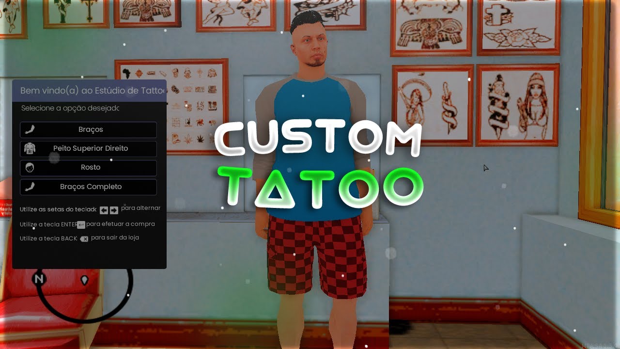 [MTA:SAN] CUSTON CHARACTER FiveM [TATOAGEM & MAQUIAGEM] LEVE DOWNLOAD ...