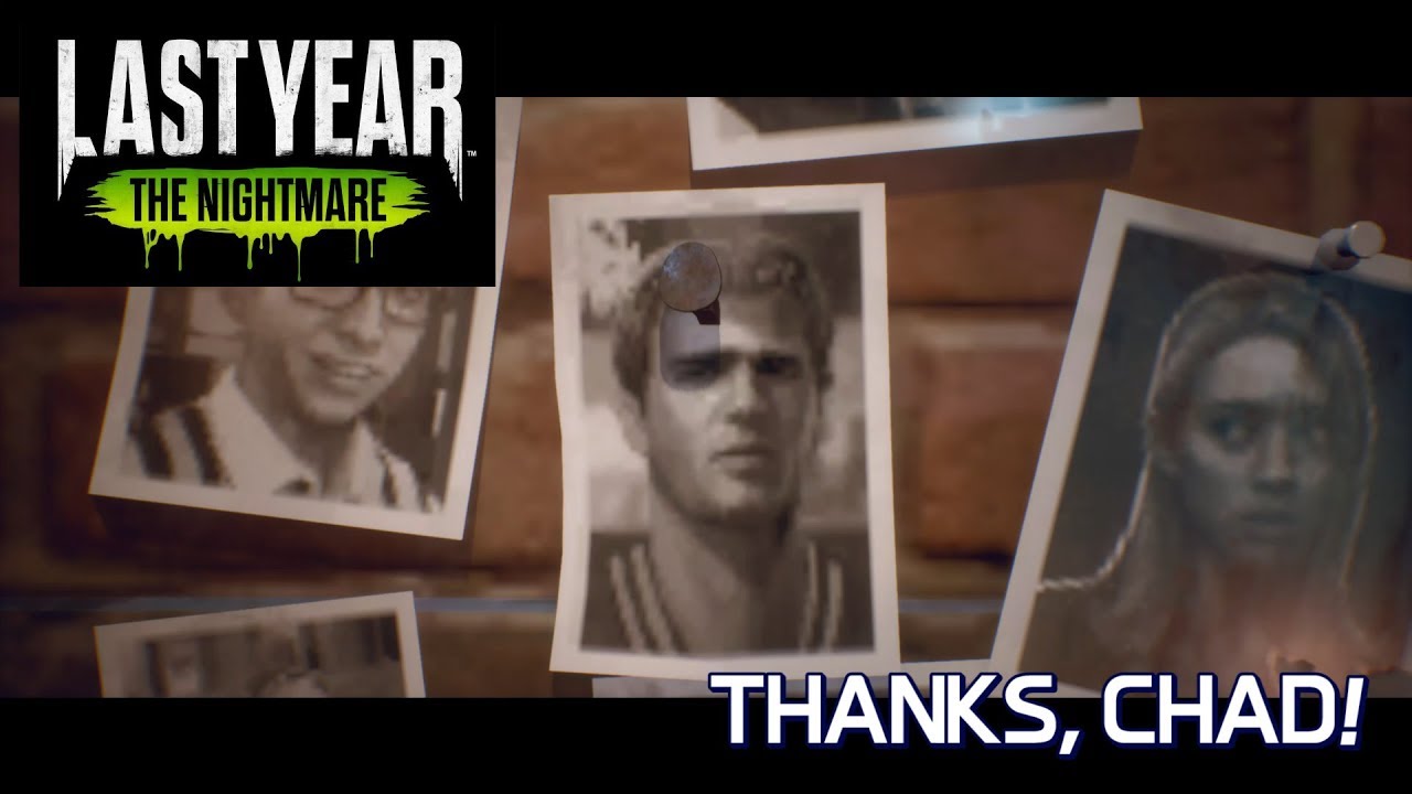 THANKS.. CHAD AGAIN! BUT IN OTHER WAY.. / Last Year: The Nightmare ...