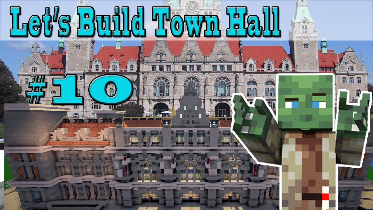 Minecraft Let's Build: Town Hall #10 - YouTube