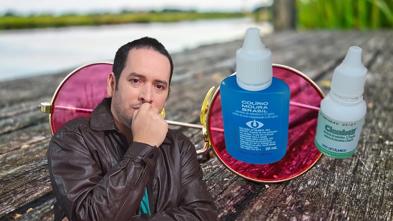 Os meus dois colírios que sempre levo comigo - Moura Brasil e Clanistil ...