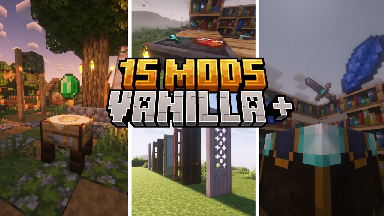 TOP 15 MODS VANILLA PLUS QUE DEBES TENER EN TU MINECRAFT| fabric ...
