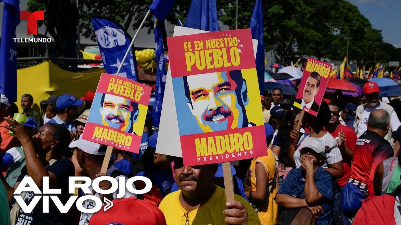 Marcha oficialista a favor de Nicolás Maduro en Caracas, Venezuela | Al ...