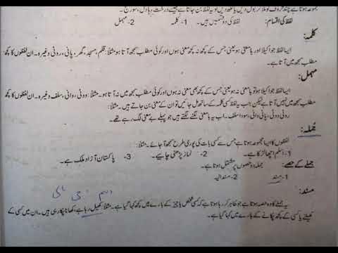 LAT Urdu Lecture 1 harf,lafz,kalma - YouTube