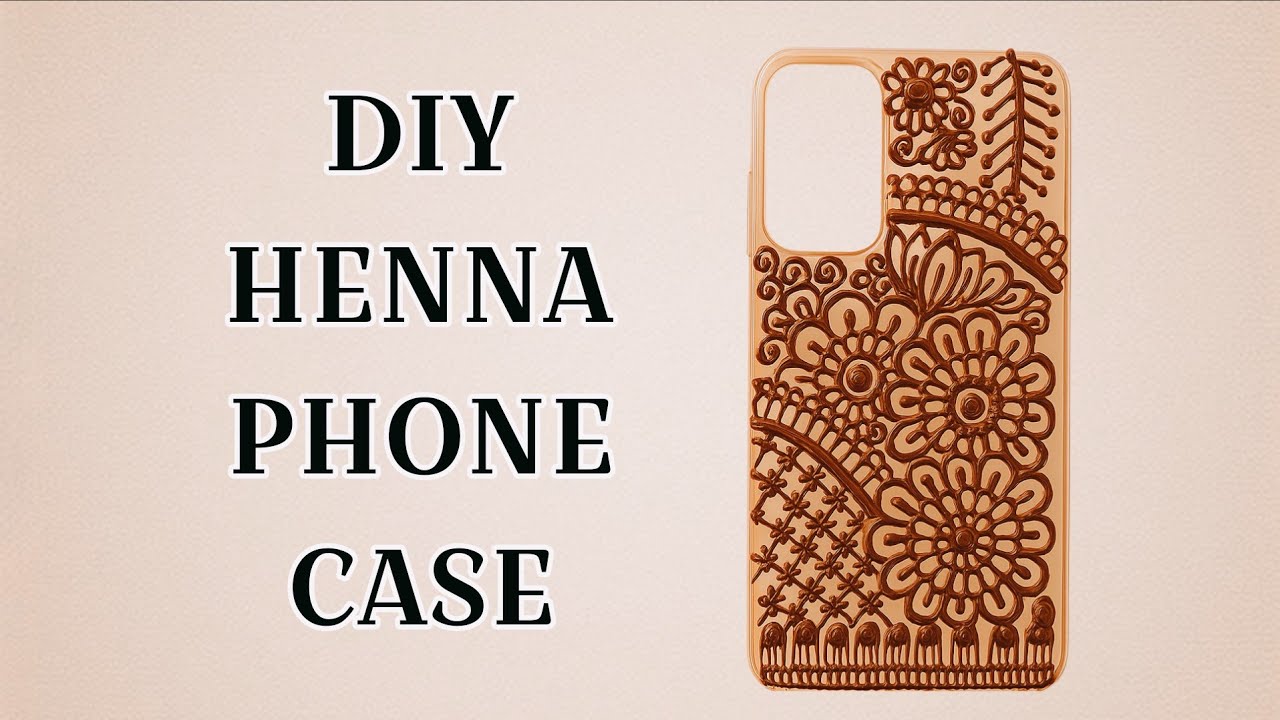 DIY Henna Phone Case #video - YouTube
