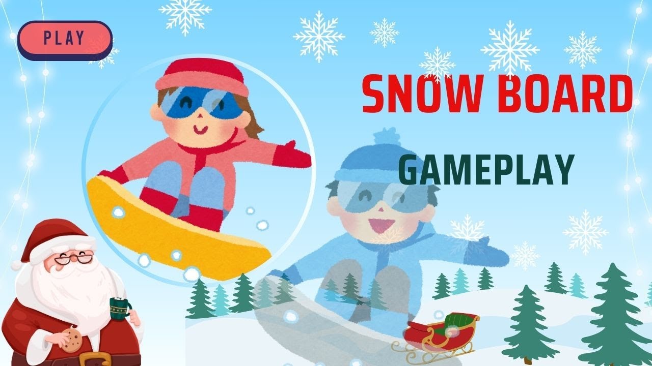 Snow Board Christmas Classic Games Gameplay Flash Miniclip - YouTube