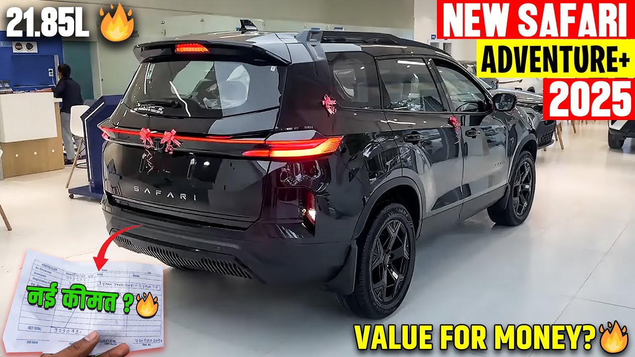 New Tata Safari Adventure Plus Dark Edition - Full Review🔥नई ऑन रोड ...