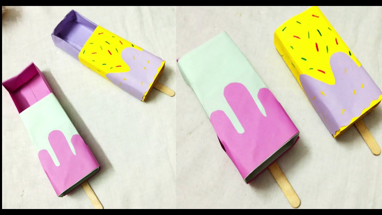 How to make ice cream out of paper? - YouTube