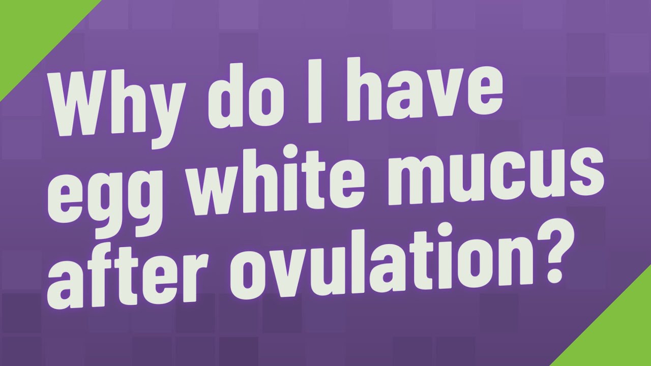 Why Do I Have Egg White Mucus After Ovulation YouTube why-do-i-have-egg-white-mucus-after-ovulation-youtube