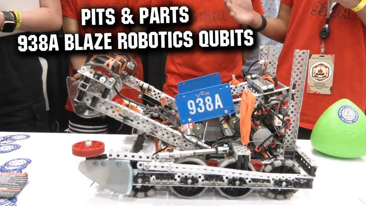 938A Blaze Robotics Qubits | Pits & Parts | Over Under Robot - YouTube