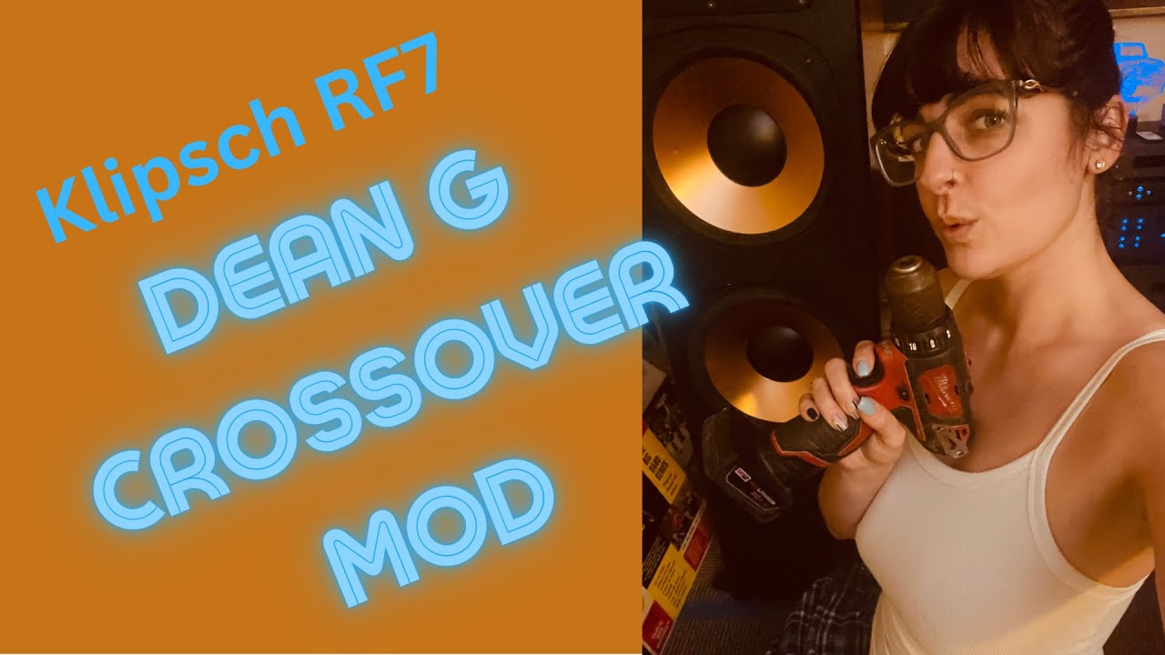 Klipsch RF7 Dean G Crossover Mod - YouTube