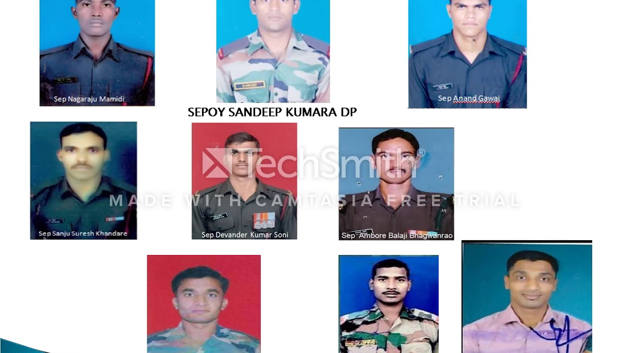 Martyrs of Indian Army in 2017 - YouTube