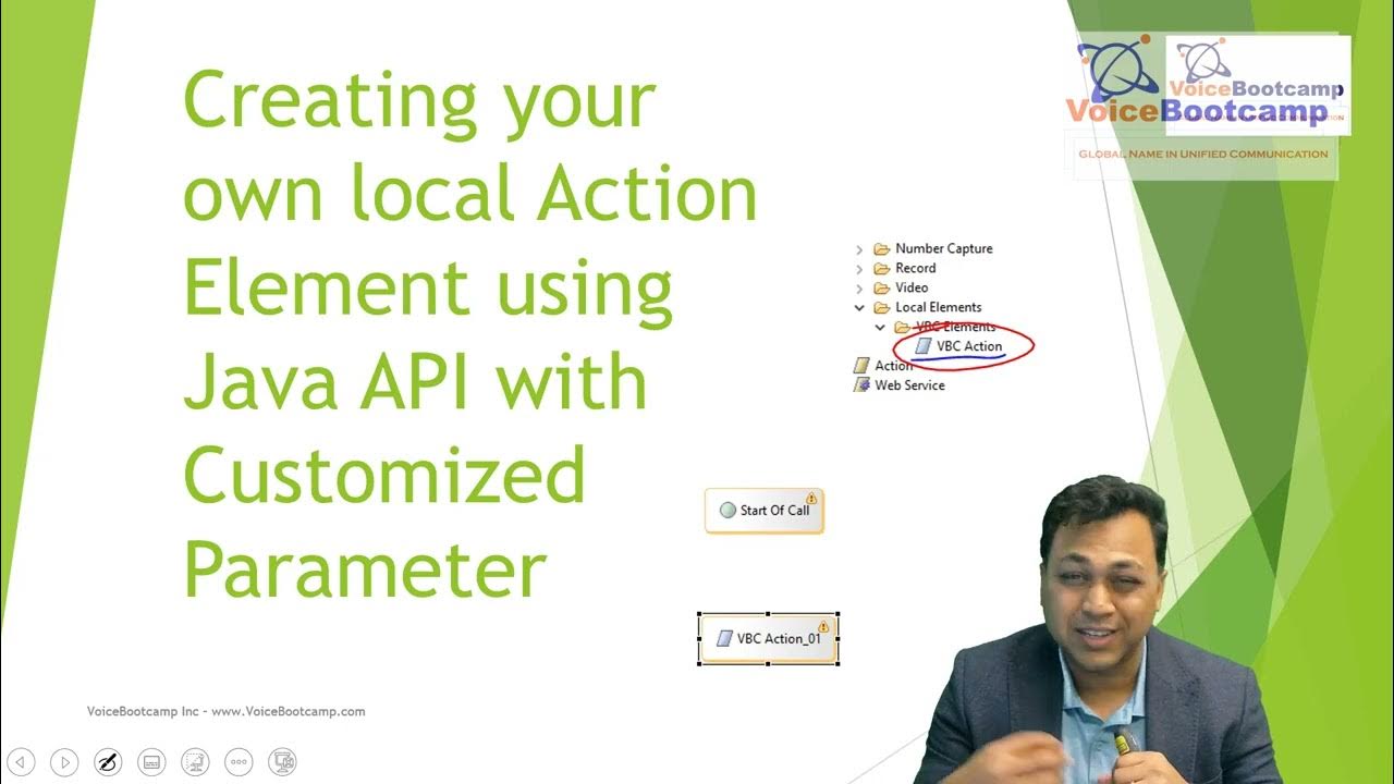 VoiceBootcamp - Cisco CVP Scripting local Action Element using Java API with Customized ...