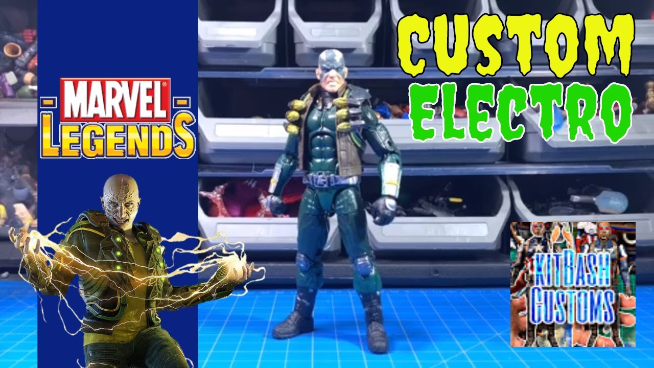 Marvel Legends ELECTRO Custom (Spider-Man Ps4) - YouTube