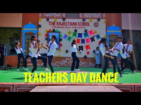 Teachers day dance 2022 | Bollywood dance #teachersday | The Rajasthan school # ...