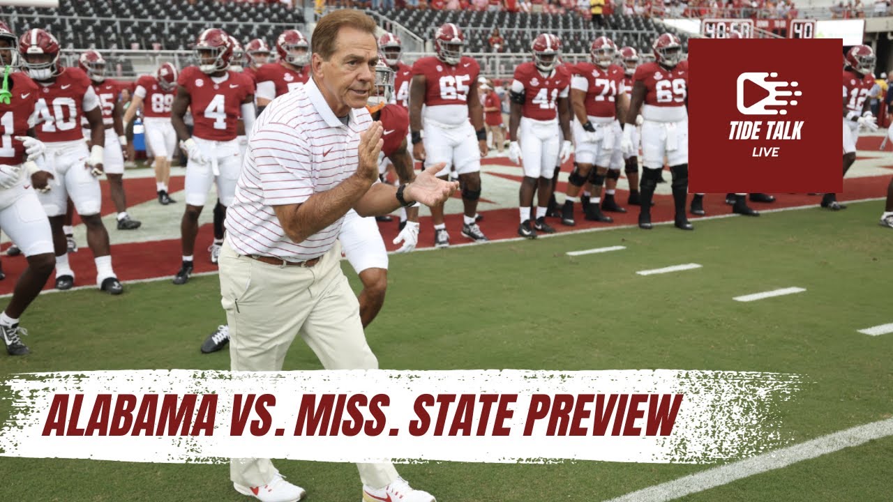 Alabama Crimson Tide Football: Alabama vs. Mississippi State Preview ...