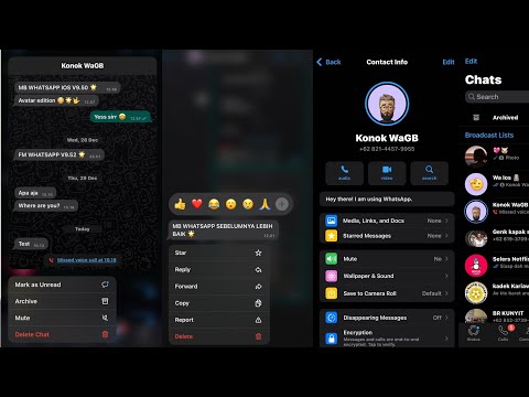 MB WHATSAPP IPHONE V9.52 VS MB WHATSAPP IPHONE V9.46