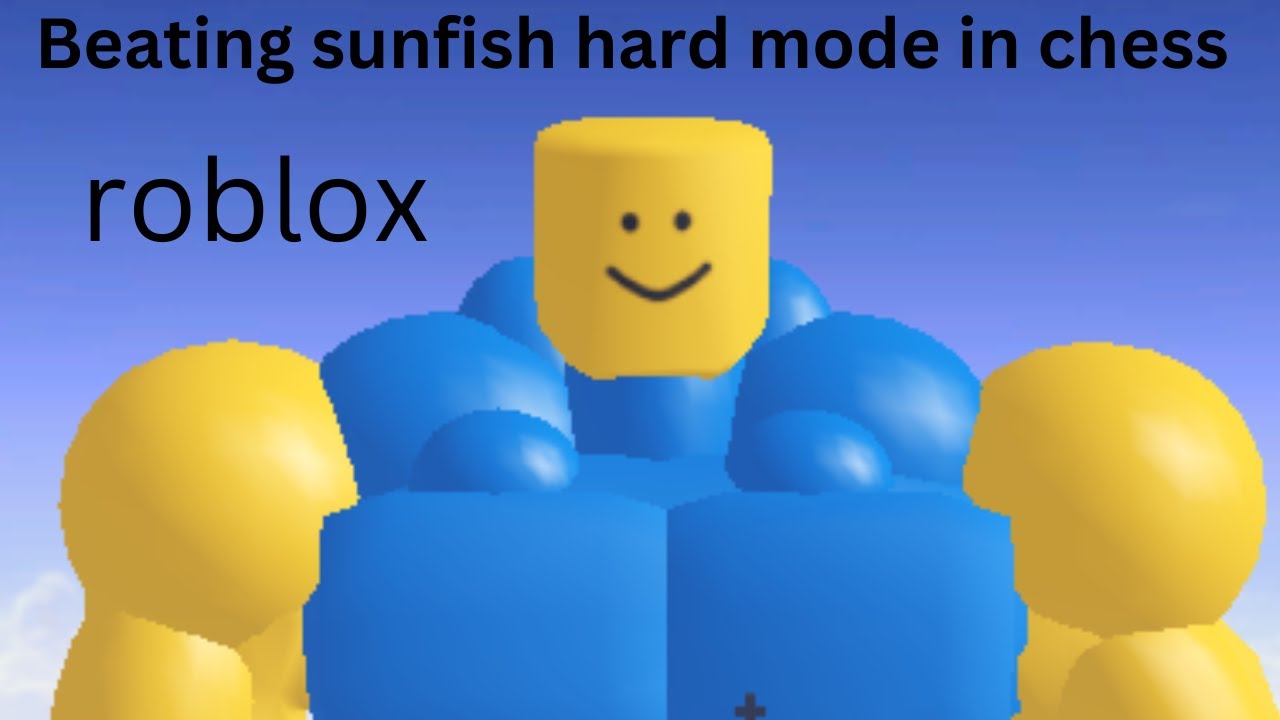Roblox chess /how to beat sunfish in Roblox chess - YouTube