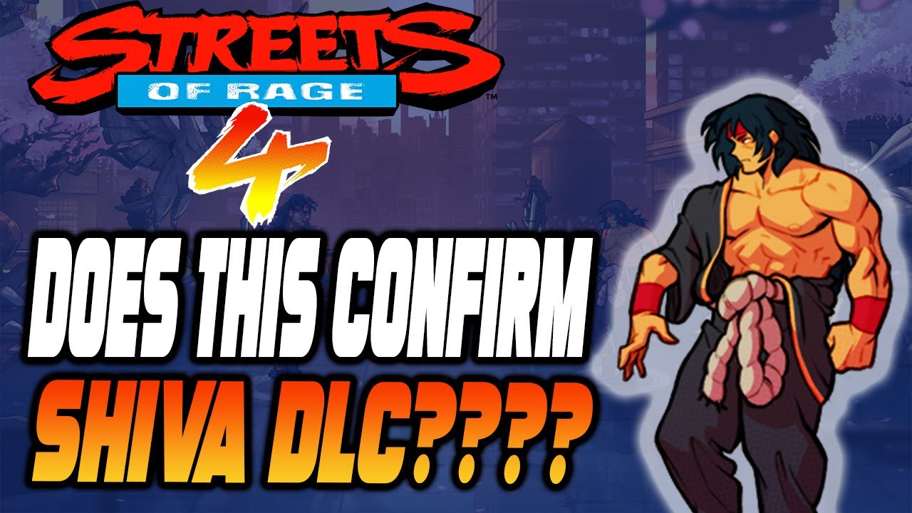 STREETS OF RAGE 4 DLC SHIVA - YouTube