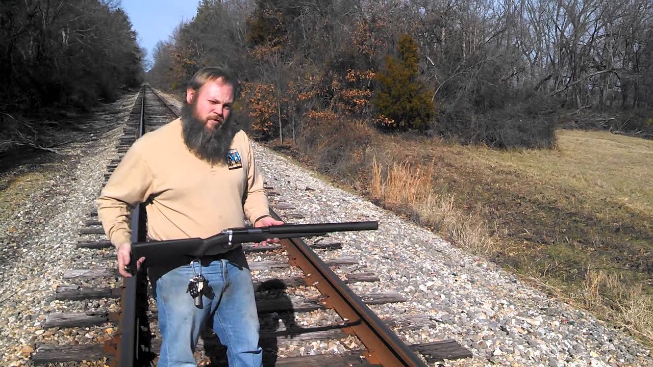 ARMTAC FatBoy Integrally suppressed Ruger 77/44 - YouTube