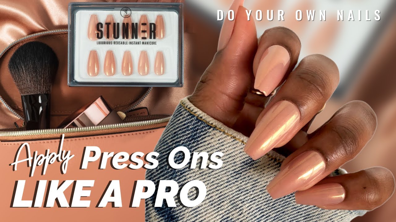 Easy Press-On Application | ASMR - YouTube
