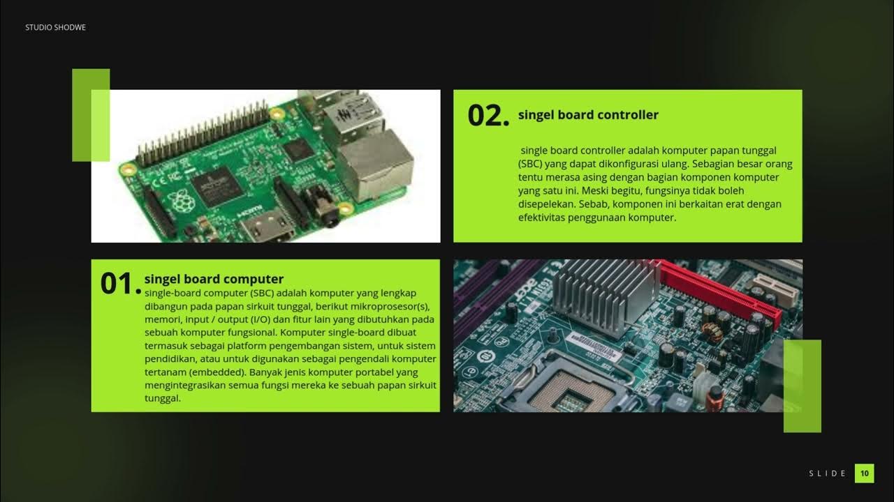 Perbedaan Singel board computer dan single board controller - YouTube