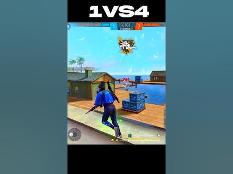 1v4 random players 🔥 #freefire #shorts - YouTube