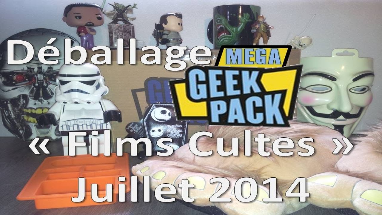 Déballage MEGA Geek Pack "Films cultes" - Juillet 2014 - YouTube