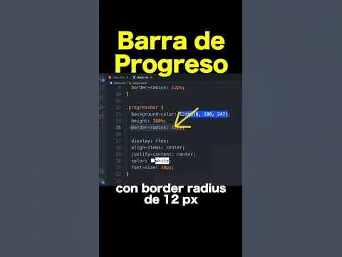 Barra de progreso super facil en HTML y CSS #shorts - YouTube