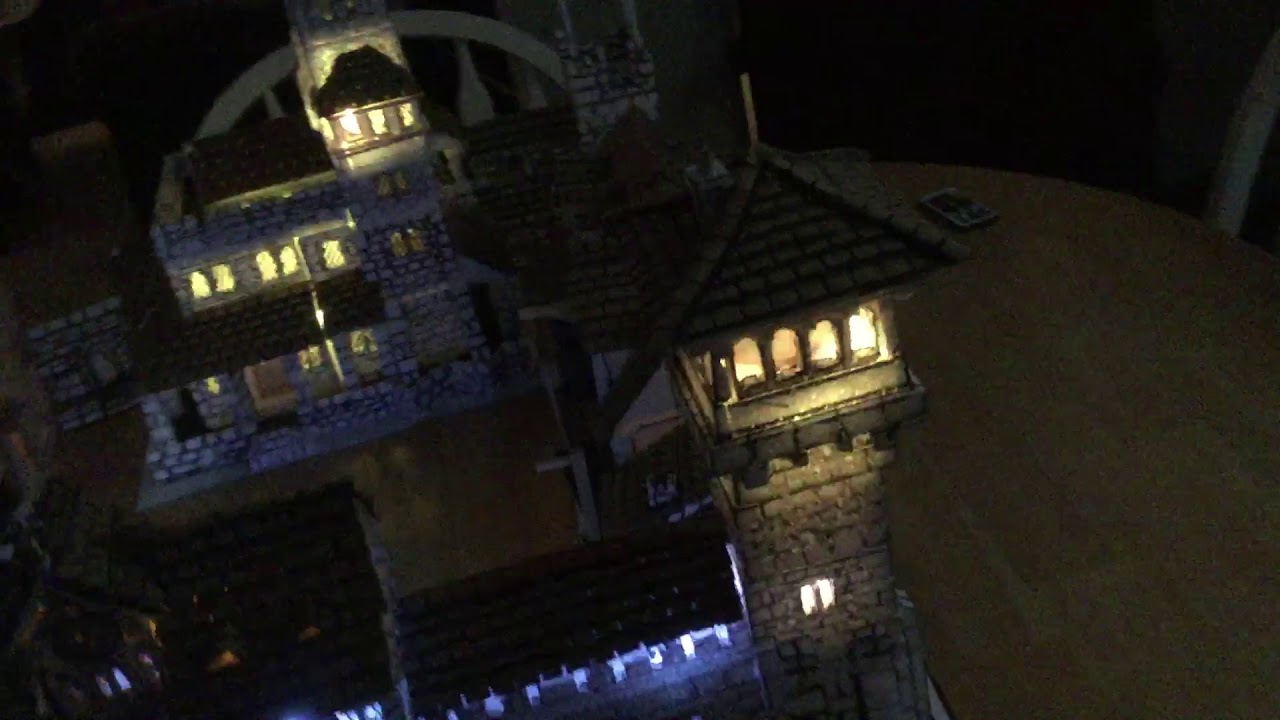 Medieval monastery model. - YouTube