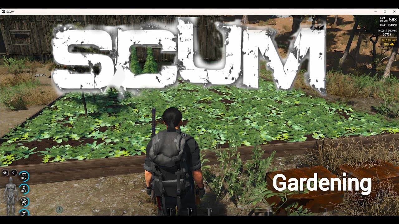 SCUM - how to garden - YouTube