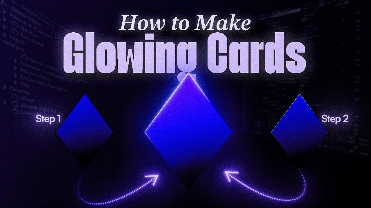 How to make Glowing Cards || Live Session - YouTube How to make Glowing Cards || Live Session - YouTube