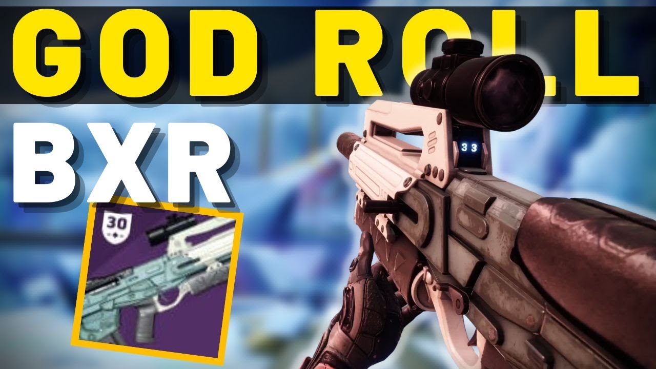 The BEST Bxr-55 Battler God Roll - 2 Minute Guide - YouTube
