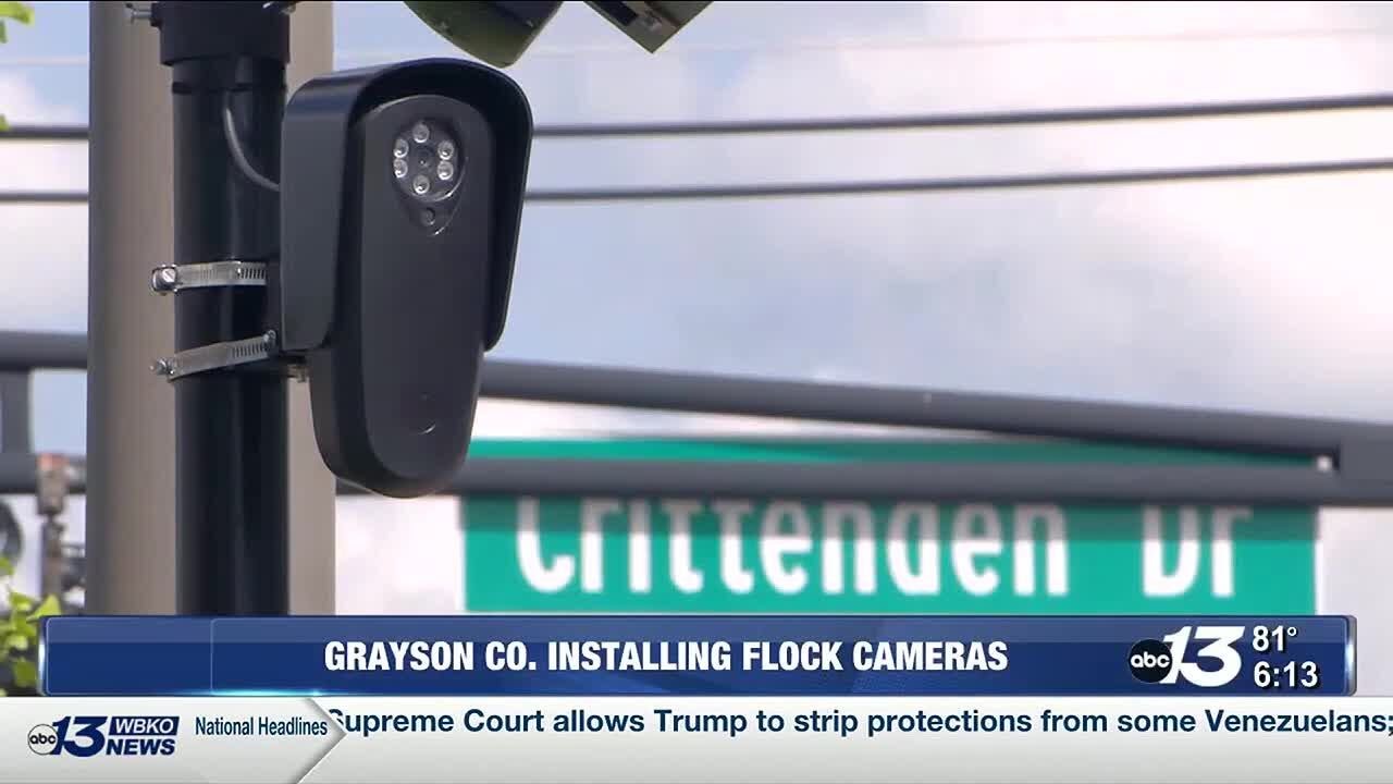 Flock cameras to be installed in Grayson County - YouTube