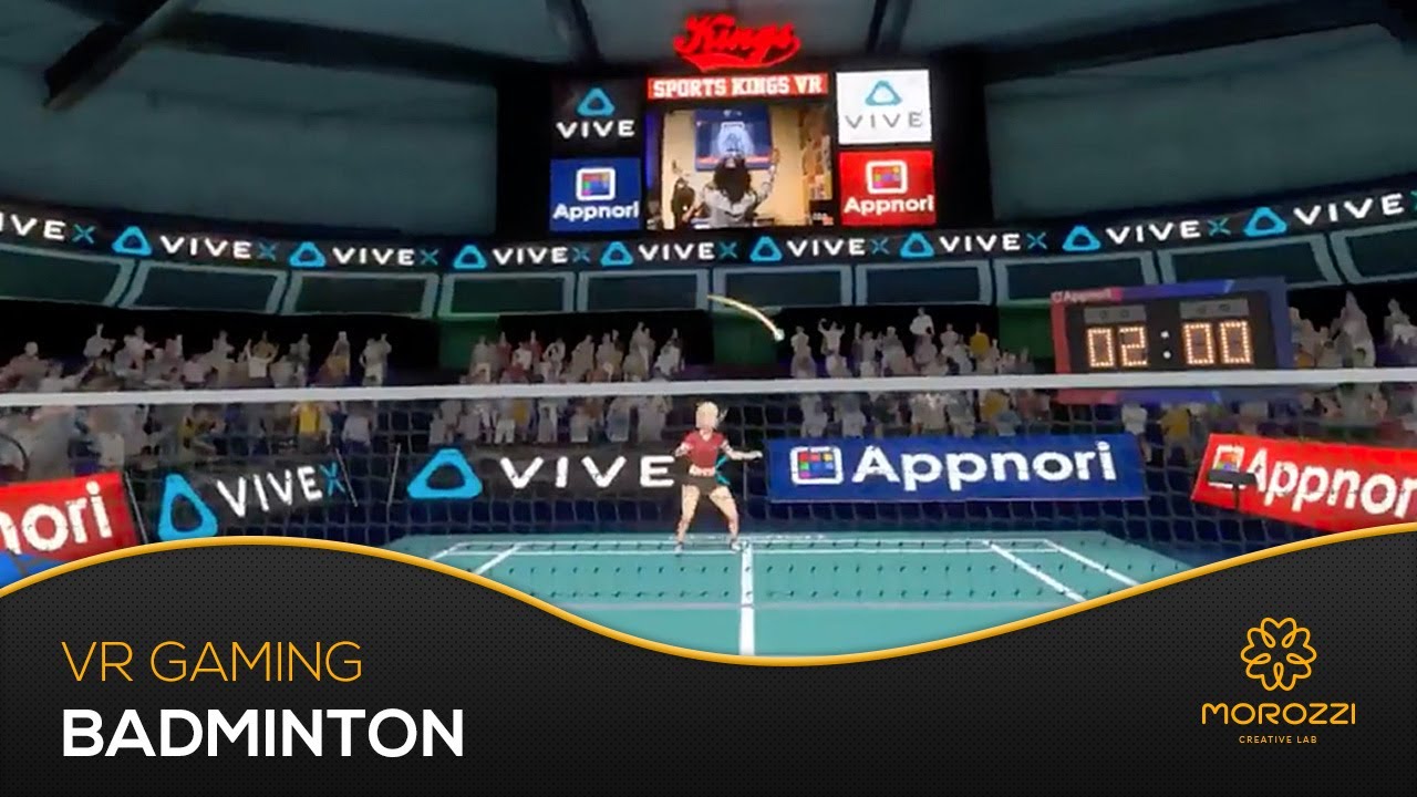 How To Play Badminton in Virtual Reality ★ VR Gaming - YouTube