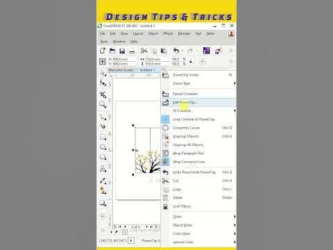Discover How to Unlock the Power of PowerClip in Corel Draw! #shorts - YouTube
