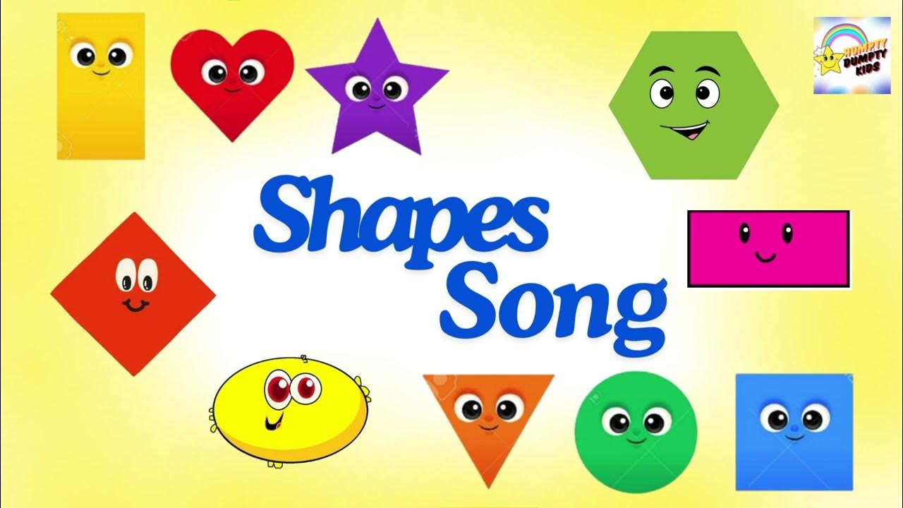 The Shapes Song | Nursery Rhymes |Shape Songs For Kids #nurseryrhymes# ...