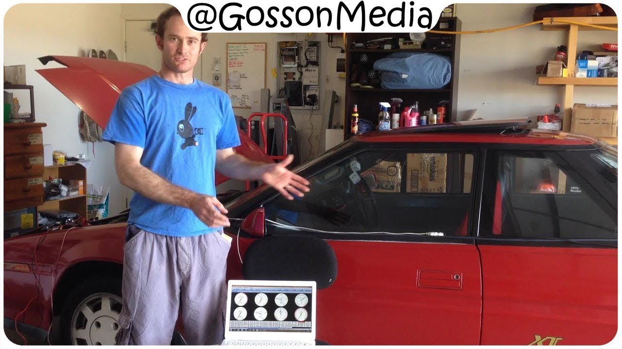 Megasquirt MS3+MS3X running on Subaru Vortex XT EA82 Turbo - YouTube