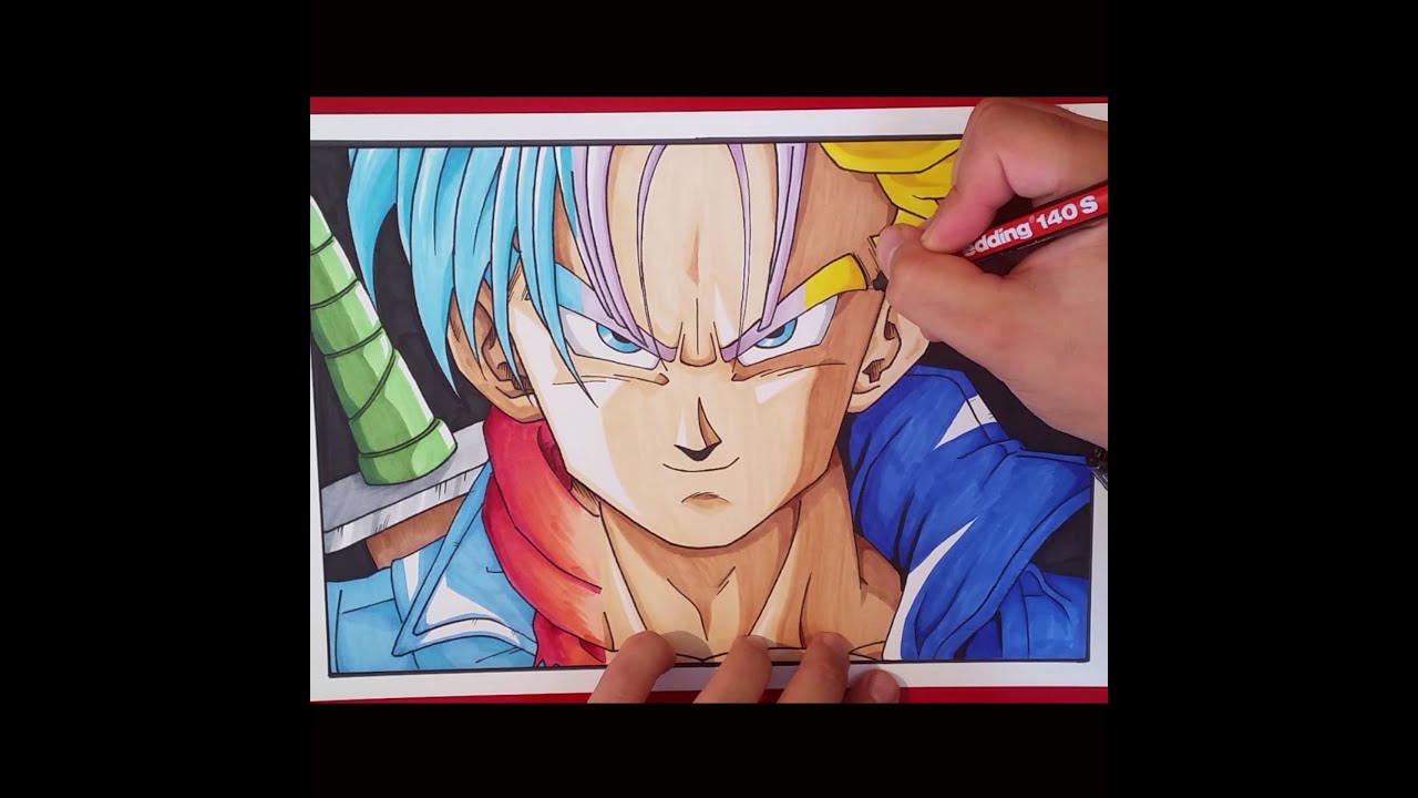 Drawing Future Trunks | Dragonball Super | TolgArt - YouTube