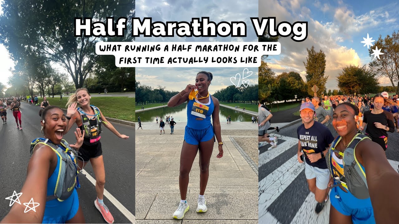 I ran my first half marathon!! | DC Half Marathon 2023 - YouTube