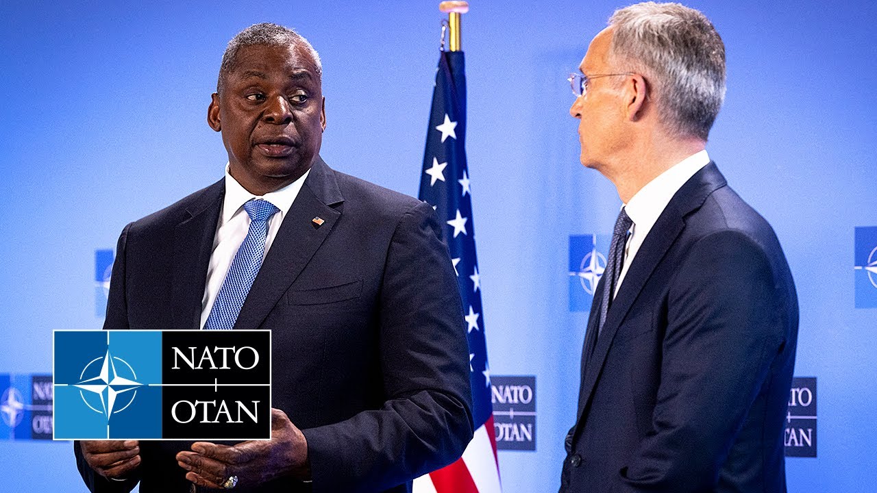 NATO Secretary General with 🇺🇸 US Secretary of Defense Lloyd J. Austin ...